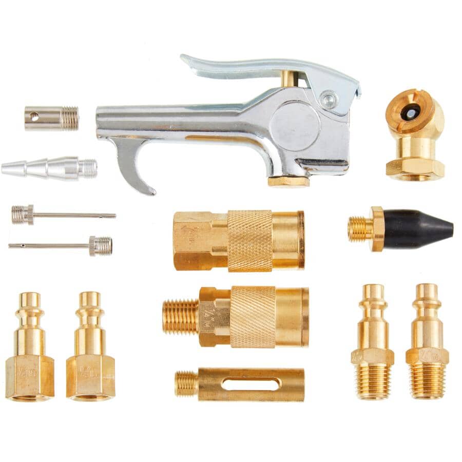 BENCHMARK 1/4 Female National Pipe Thread Blow Gun Kit | Home Hardware