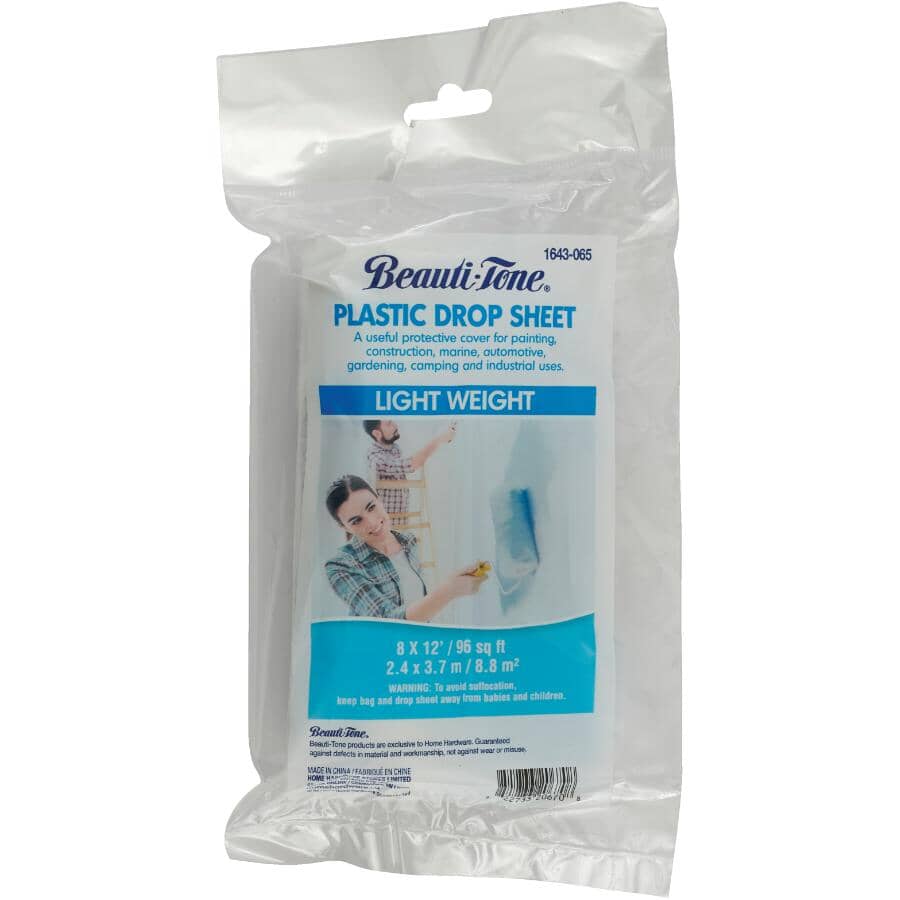 BEAUTITONE Plastic Drop Sheet | Home Hardware
