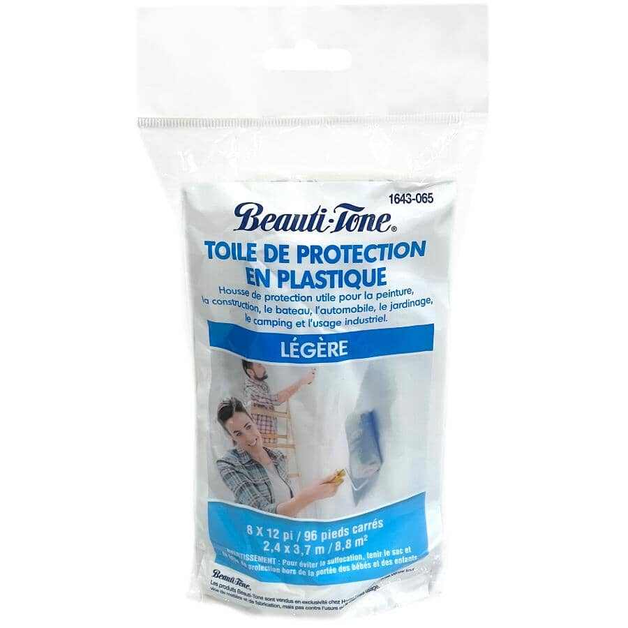 BEAUTITONE Plastic Drop Sheet | Home Hardware