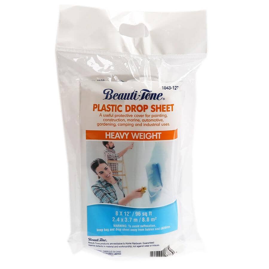 BEAUTITONE Plastic Drop Sheet | Home Hardware