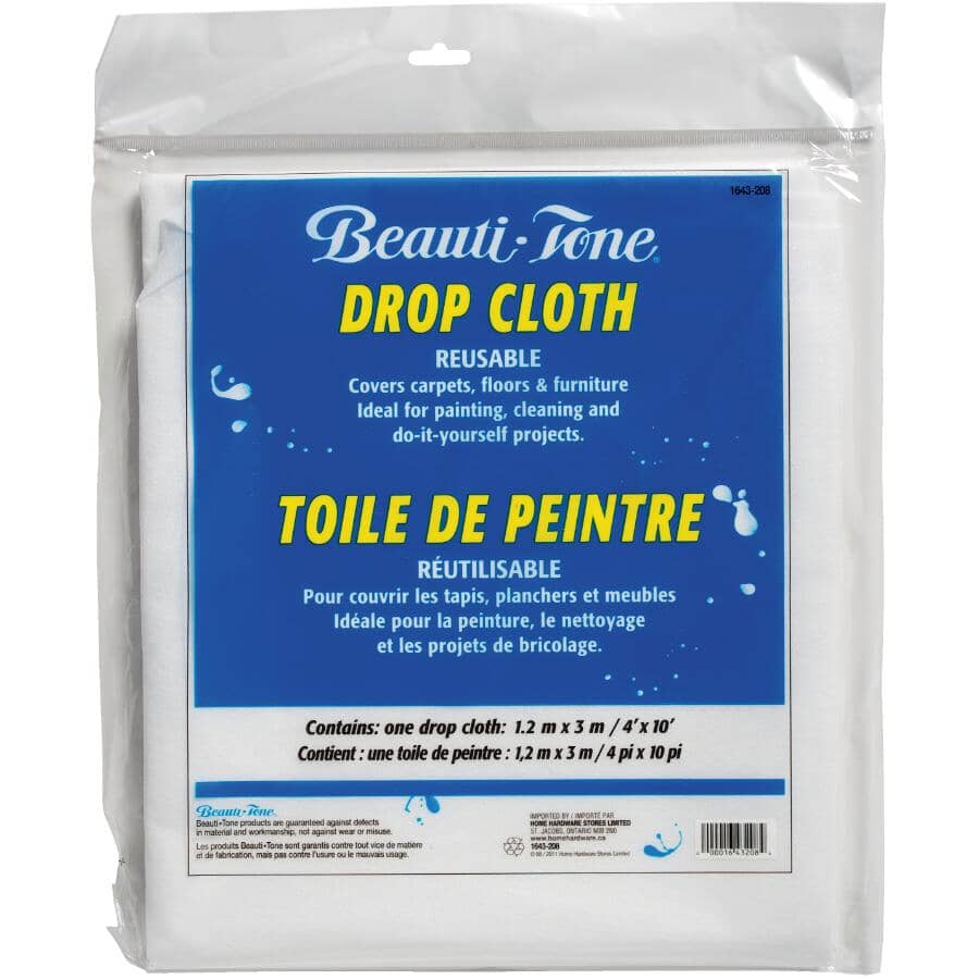 BEAUTITONE Reusable Fabric Drop Cloth | Home Hardware