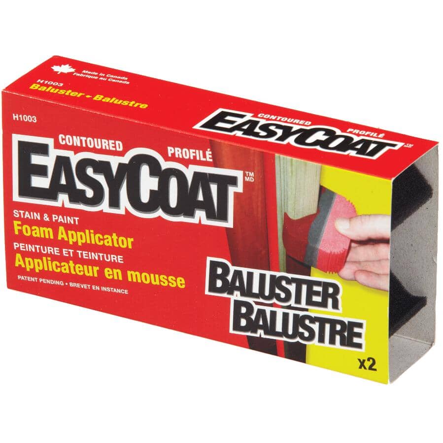 Easy Coat 2 Pack Contoured Baluster Paint and Stain Applicators | Home ...