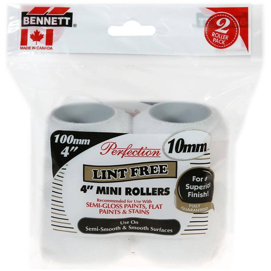 BENNETT Lint Free Mini Paint Roller Covers | Home Hardware