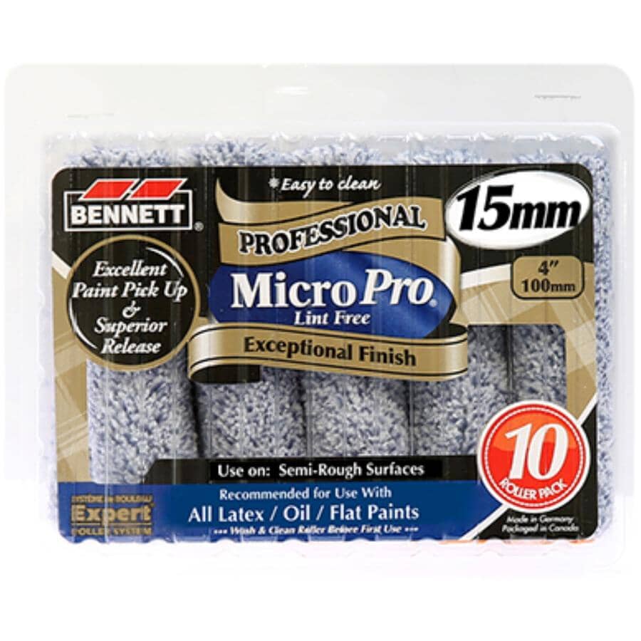 BENNETT Micro Pro Lint Free Micofibre Paint Roller Refills | Home Hardware