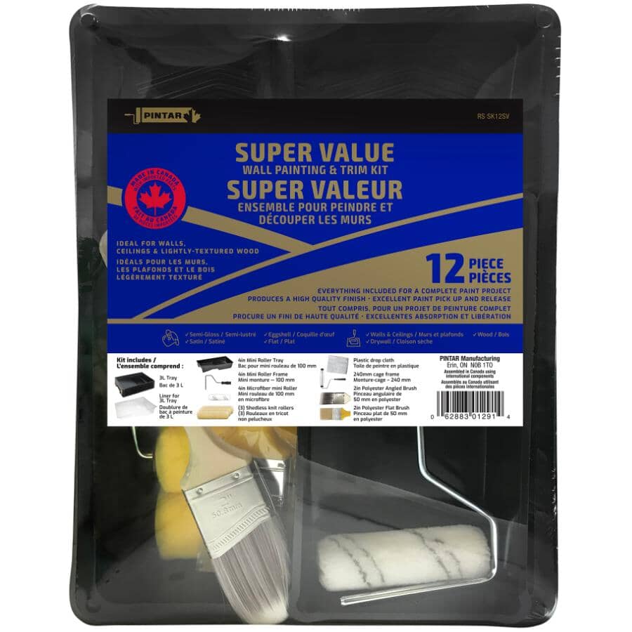 PINTAR Super Value Wall Painting & Trim Kit | Home Hardware