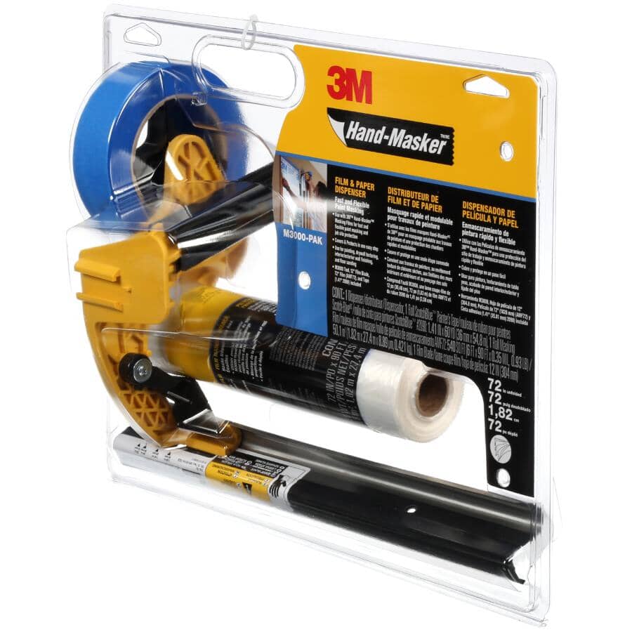3M Hand Masker Pre Loaded Masking Film Tape Kit | Home Hardware