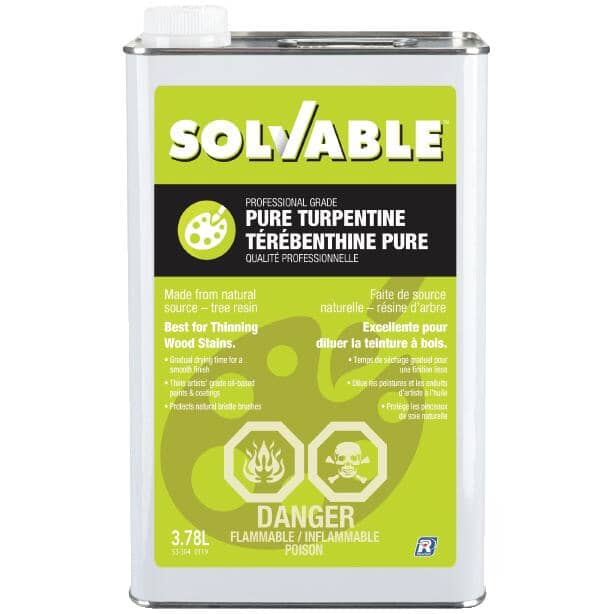 SOLVABLE Professional Grade Pure Turpentine | Home Hardware