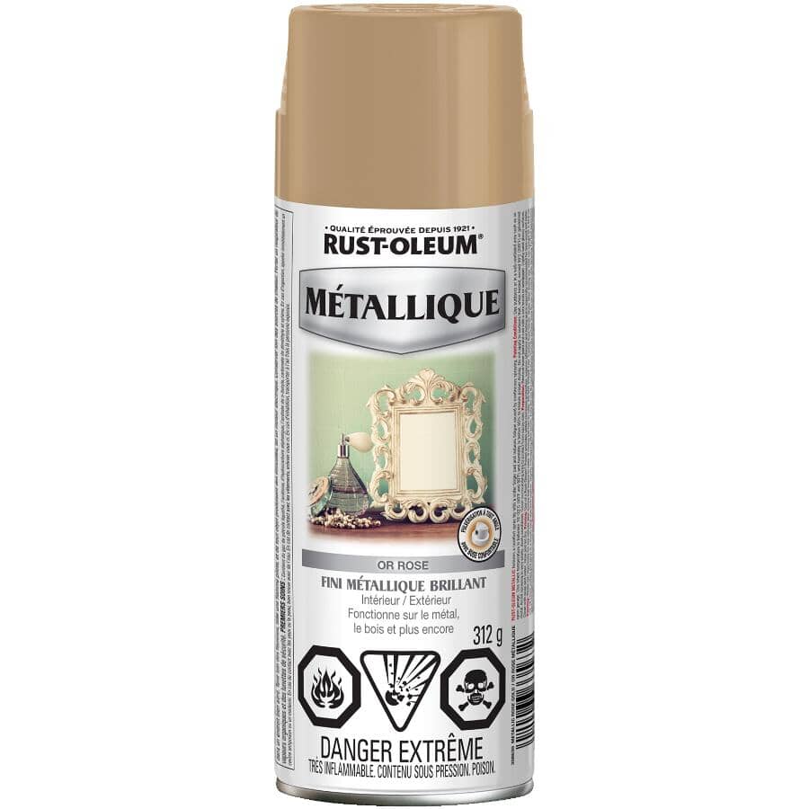 RUST-OLEUM Interior / Exterior Metallic Spray Paint | Home Hardware