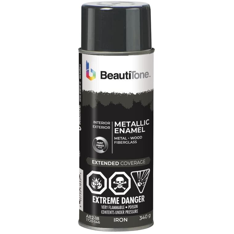 BEAUTITONE Solvent Metallic Enamel Spray Paint | Home Hardware BEAUTITONE Solvent Metallic Enamel Spray Paint | Home Hardware