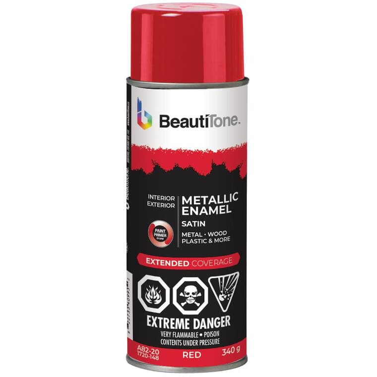 BEAUTITONE Solvent Metallic Enamel Spray Paint | Home Hardware BEAUTITONE Solvent Metallic Enamel Spray Paint | Home Hardware