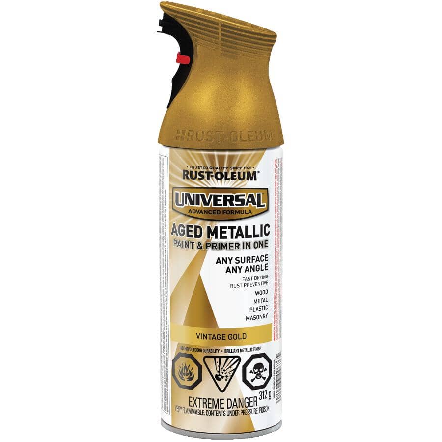 RUST-OLEUM Universal Metallic Spray Paint & Primer | Home Hardware