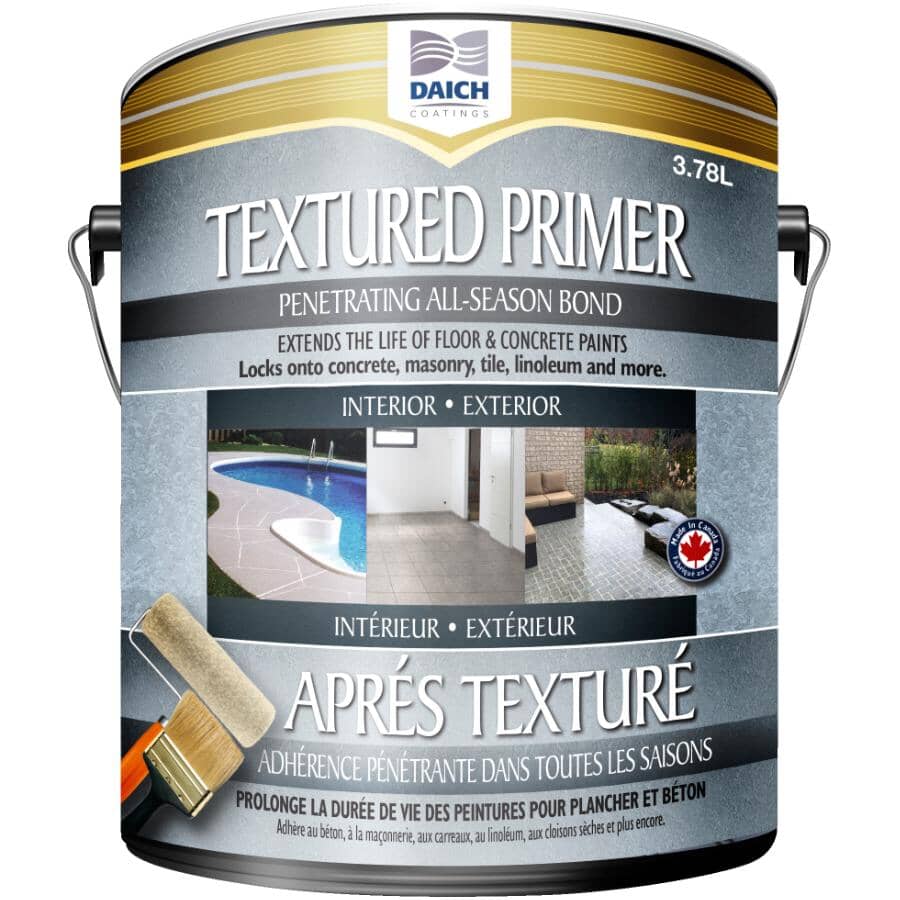 DAICH COATINGS Penetrating All-Season Textured Acrylic Primer | Home ...