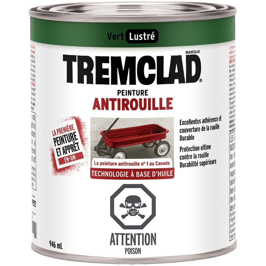 Tremclad 946mL Gloss Green Alkyd Rust Paint | Home Hardware