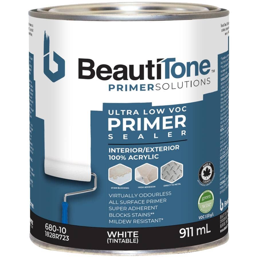 BEAUTITONE PRIMER SOLUTIONS Interior / Exterior Acrylic Latex No VOC ...