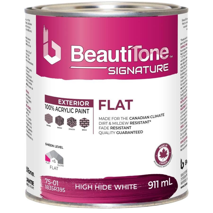 BEAUTITONE SIGNATURE Exterior Acrylic Latex Flat Paint | Home Hardware