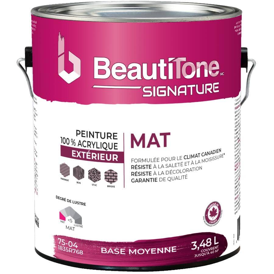 BEAUTITONE SIGNATURE Exterior Acrylic Latex Flat Paint | Home Hardware