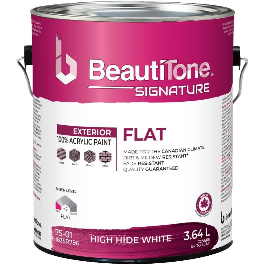 BEAUTITONE SIGNATURE Exterior Acrylic Latex Flat Paint | Home Hardware
