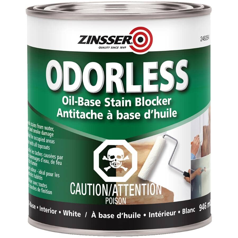 ZINSSER Odorless Oil-Based Stain Blocker Alkyd Primer | Home Hardware