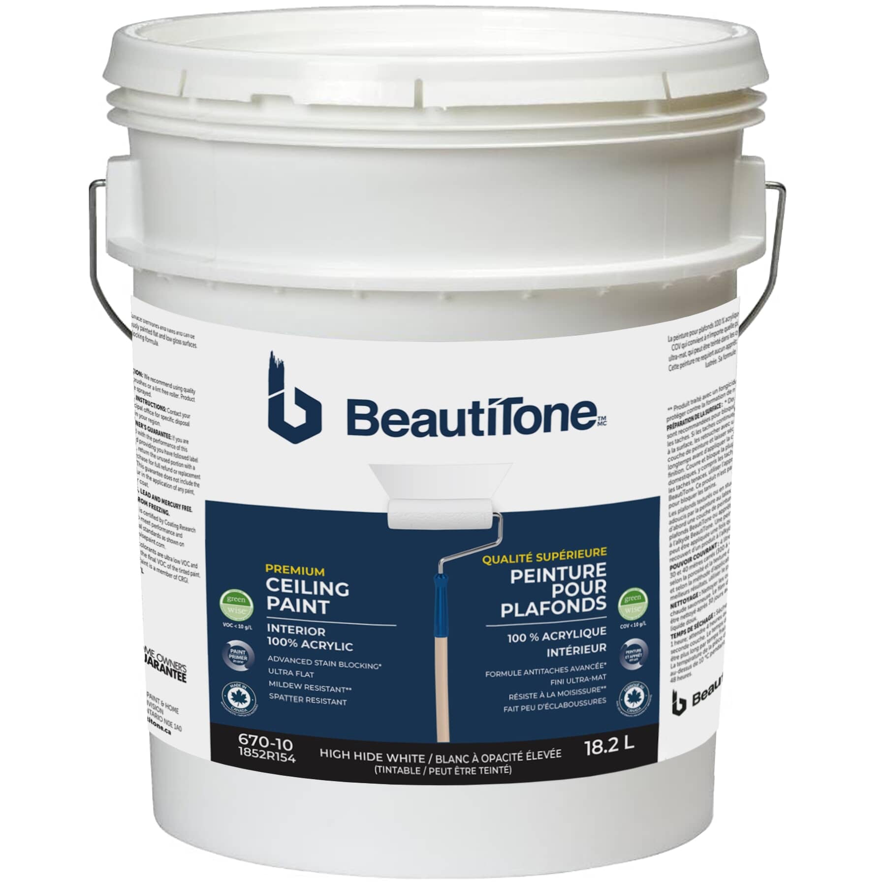 BEAUTITONE Premium 100% Acrylic Interior Ceiling Paint | Home Hardware