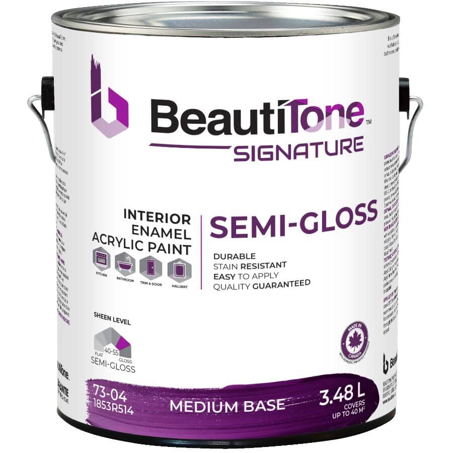 BEAUTITONE SIGNATURE Interior Acrylic Latex Semi-Gloss Paint | Home ...