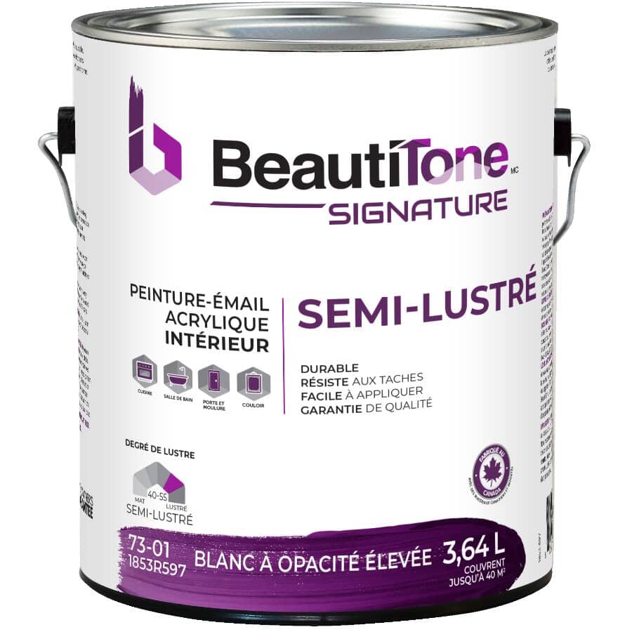 BEAUTITONE SIGNATURE Peinture d'intérieur au latex et acrylique fini ...