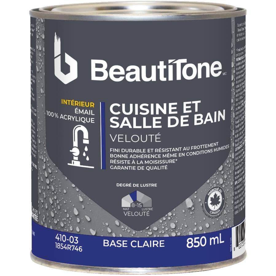 BEAUTITONE Interior Acrylic Latex Velvet Kitchen & Bath Paint | Home ...