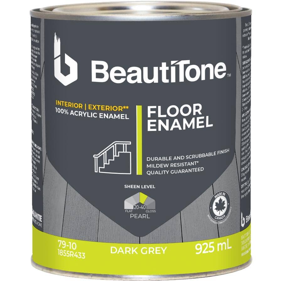 BEAUTITONE Interior / Exterior Acrylic Latex Pearl Floor Paint | Home ...