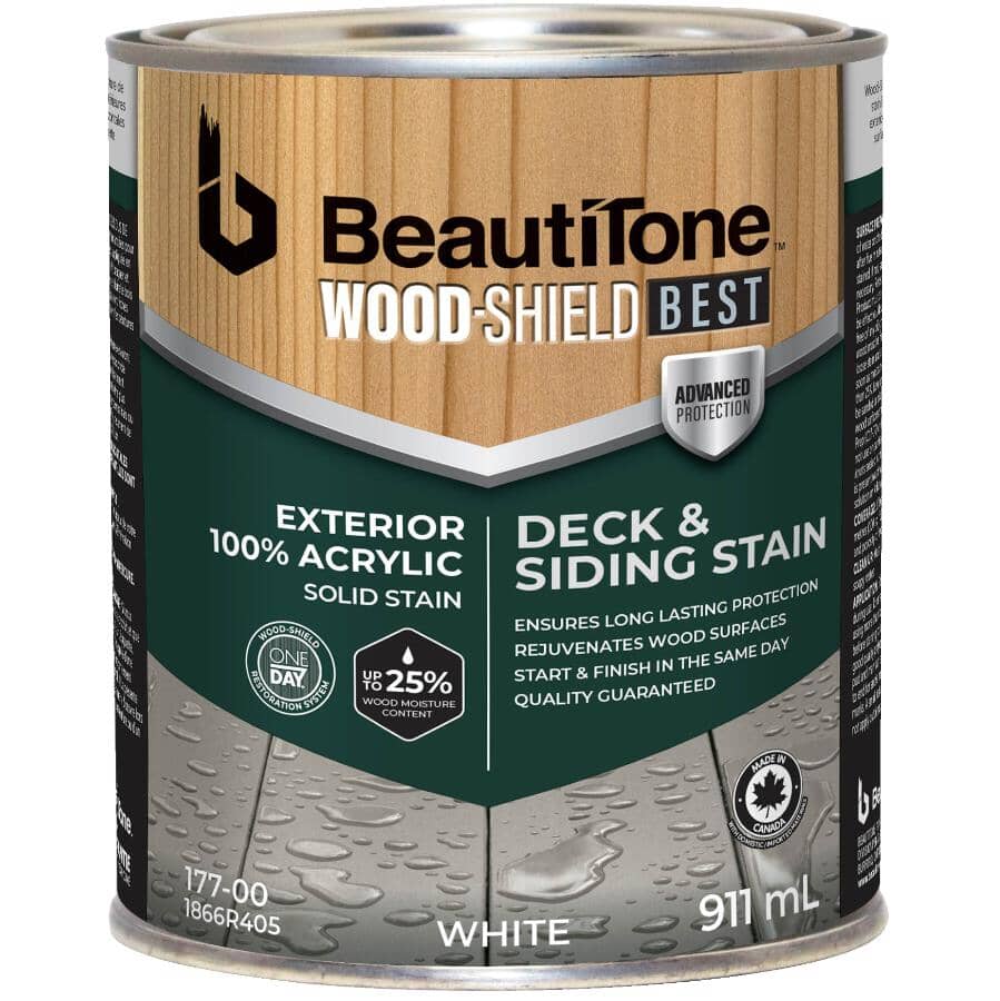 BEAUTITONE WOOD-SHIELD BEST 100% Acrylic Deck & Siding Stain | Home ...