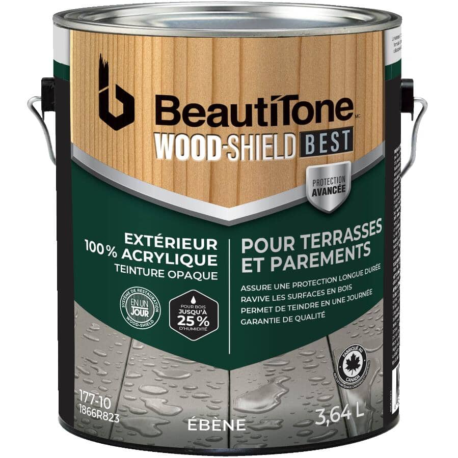 BEAUTITONE WOOD-SHIELD BEST 100% Acrylic Deck & Siding Stain | Home ...
