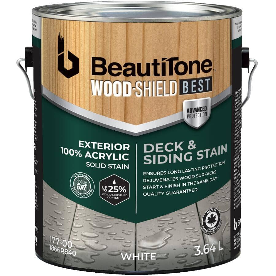 BEAUTITONE WOOD-SHIELD BEST 100% Acrylic Deck & Siding Stain | Home ...