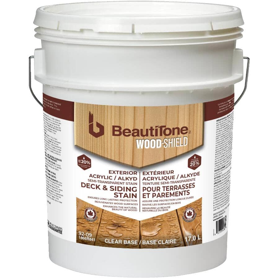 BEAUTITONE WOOD-SHIELD Acrylic Alkyd Deck & Siding Stain | Home Hardware