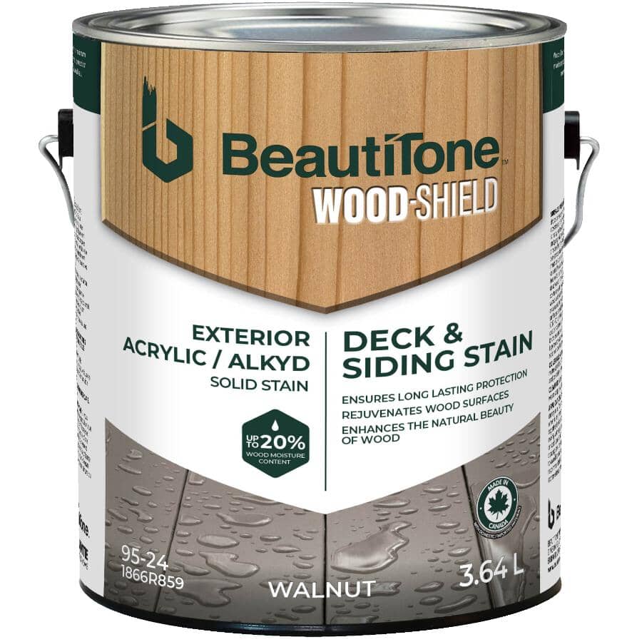 BEAUTITONE WOOD-SHIELD Acrylic Alkyd Deck & Siding Stain | Home Hardware
