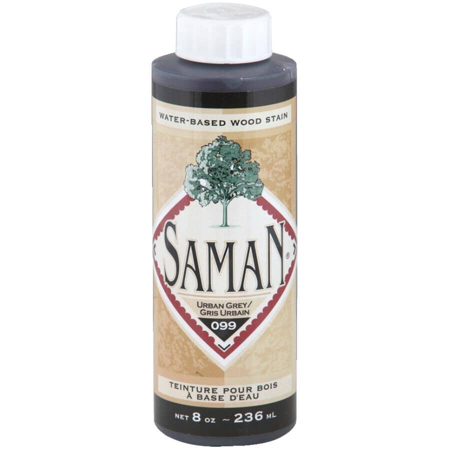 SAMAN Wood Stain - Urban Grey, 236 ml | Home Hardware
