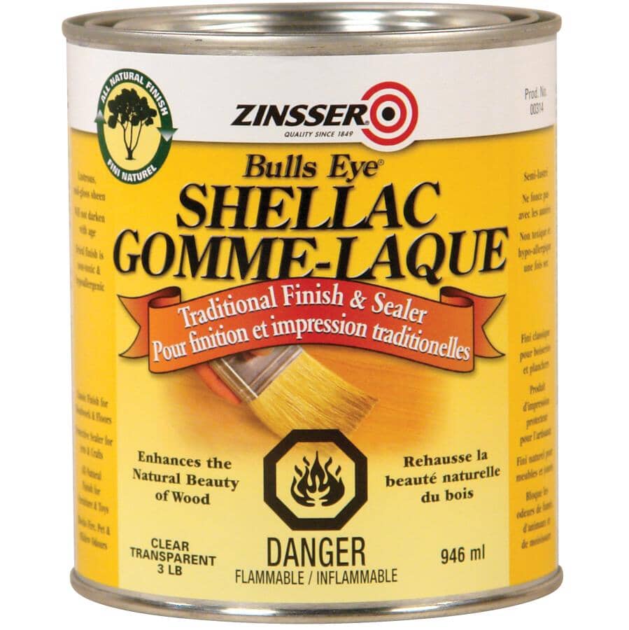 ZINSSER Bulls Eye Shellac Traditional Finish & Sealer | Home Hardware