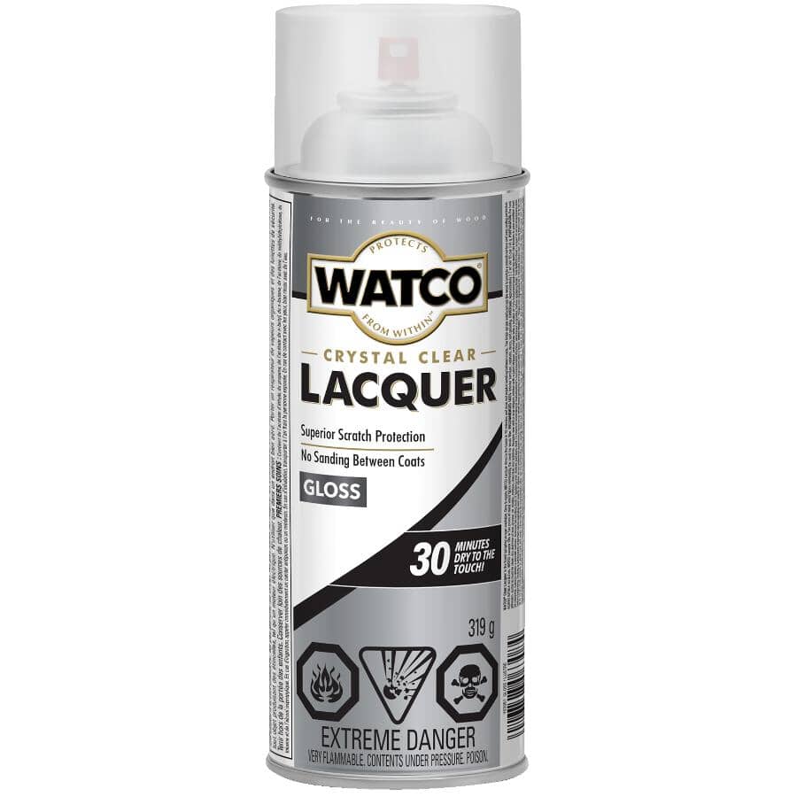 WATCO Lacquer Spray - Gloss Clear, 319 g | Home Hardware