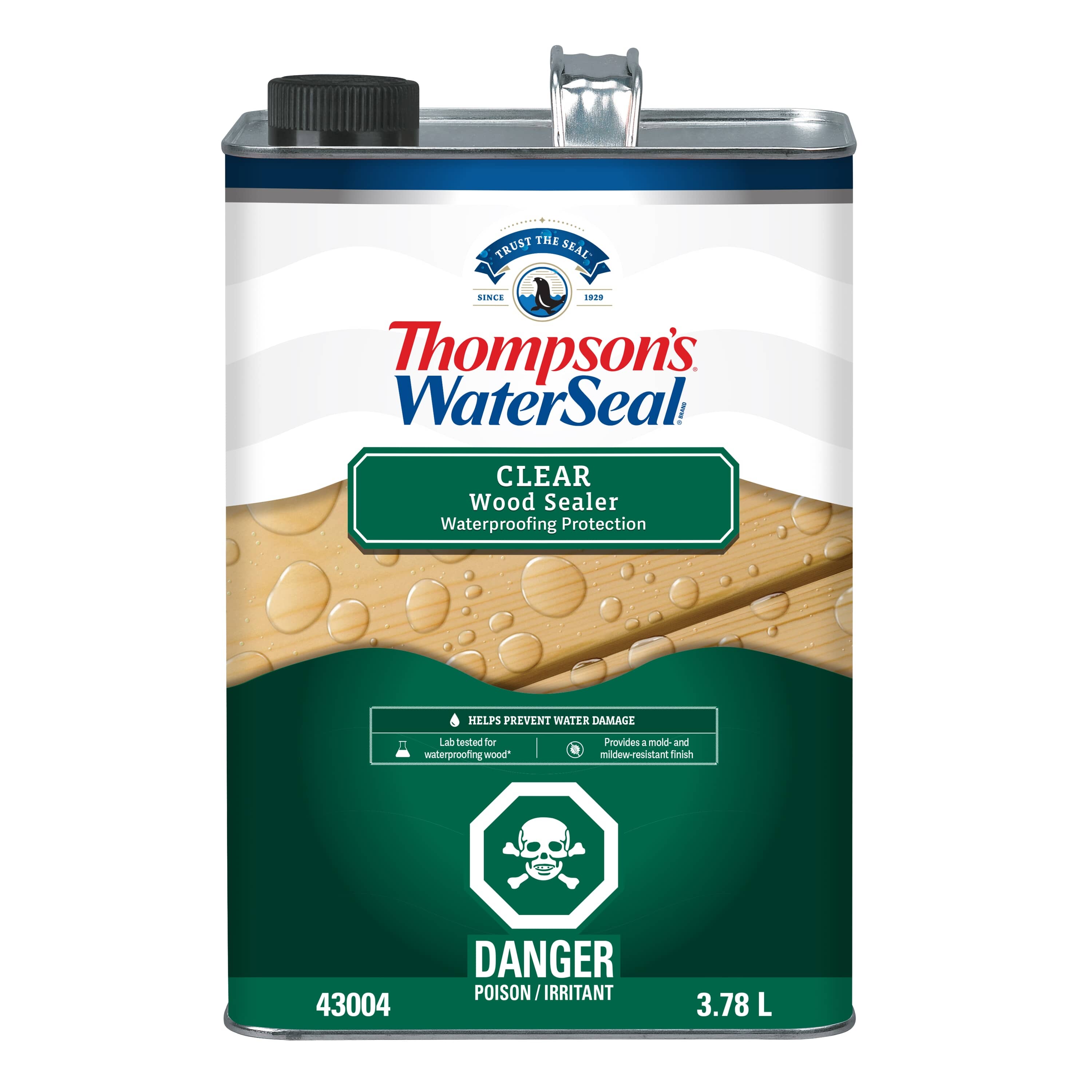 THOMPSON'S WATERSEAL Waterproofer Plus Tinted Wood Protector | Home ...
