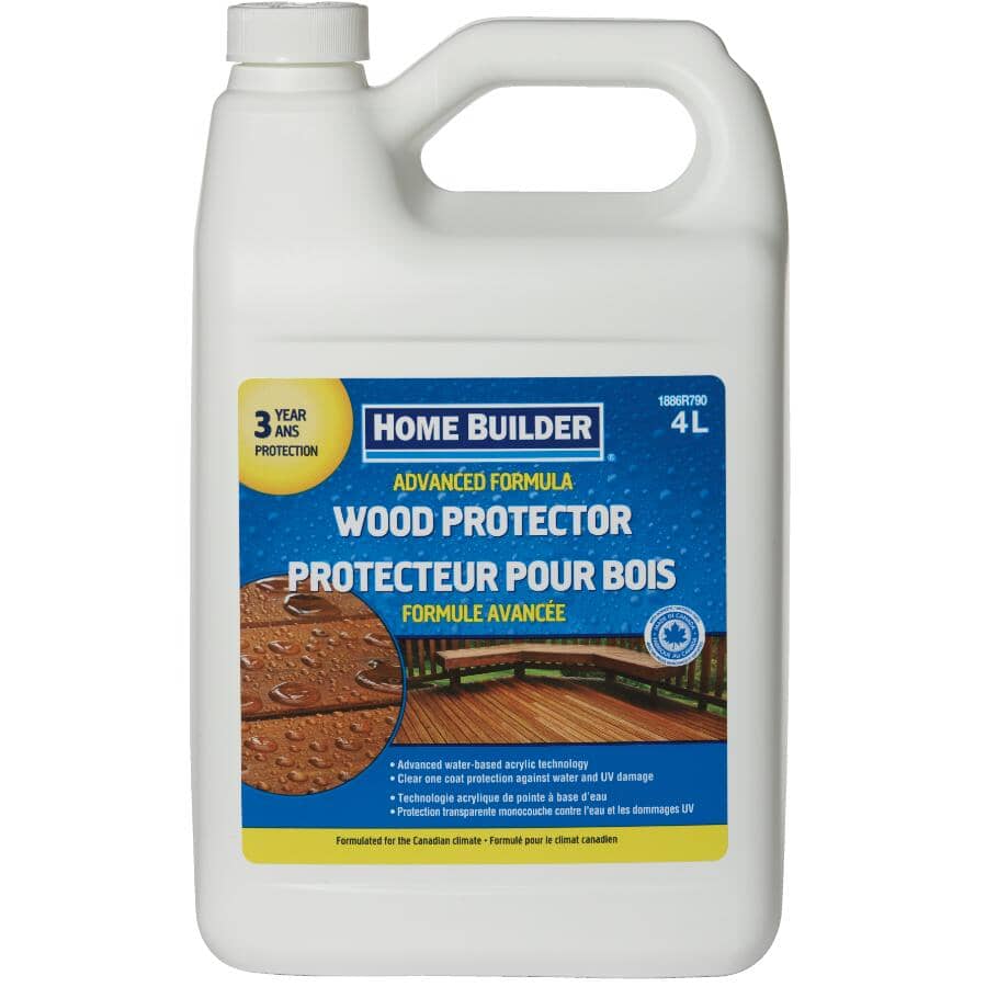Home Builder 4L Advanced Formula Clear Wood Protector | Home Hardware