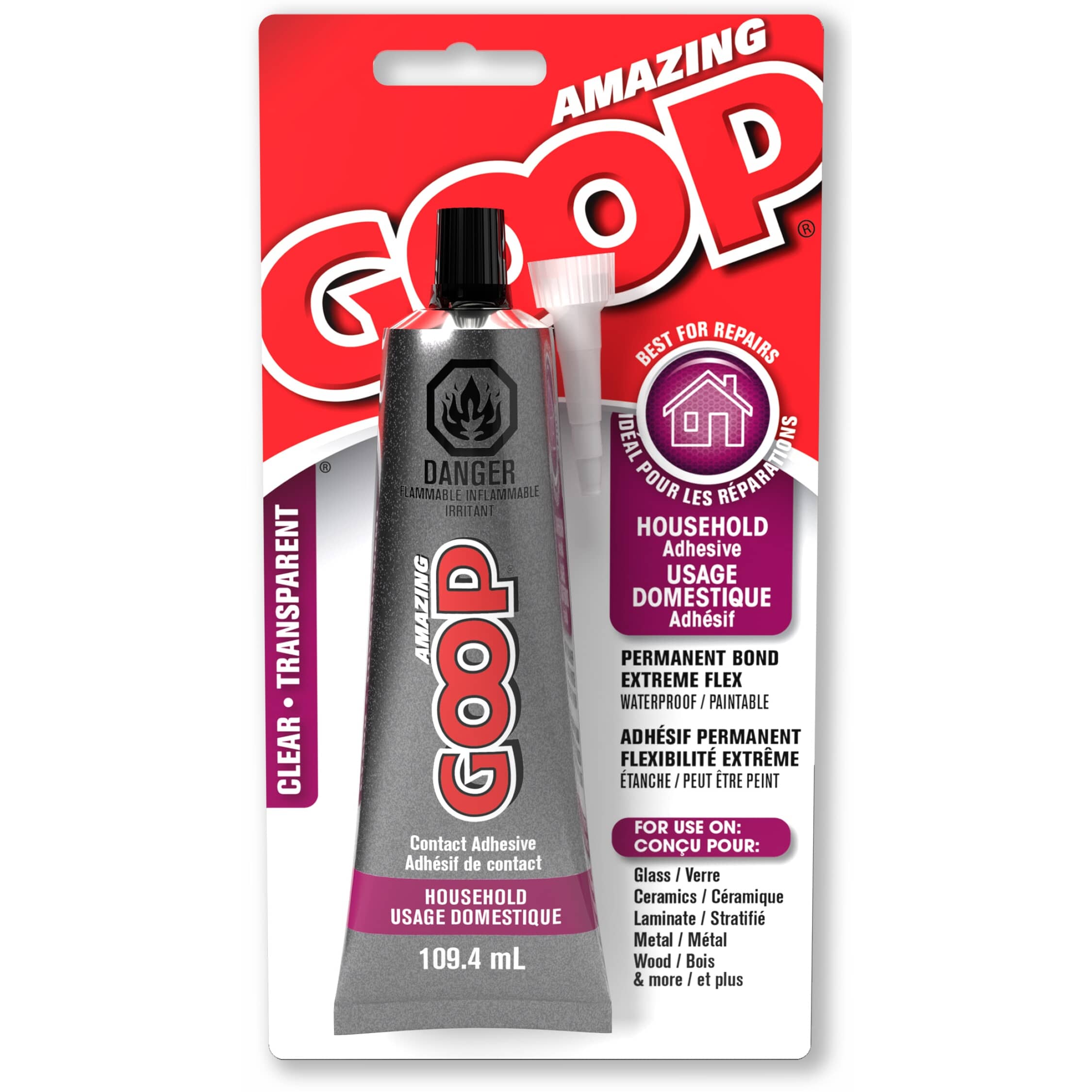 GOOP Household Adhesive - Clear, 109.4 ml | Home Hardware