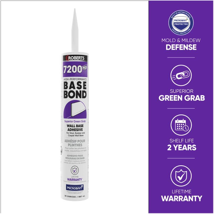 ROBERTS 7200 High-Performance Base Bond Wall Base Adhesive | Home Hardware