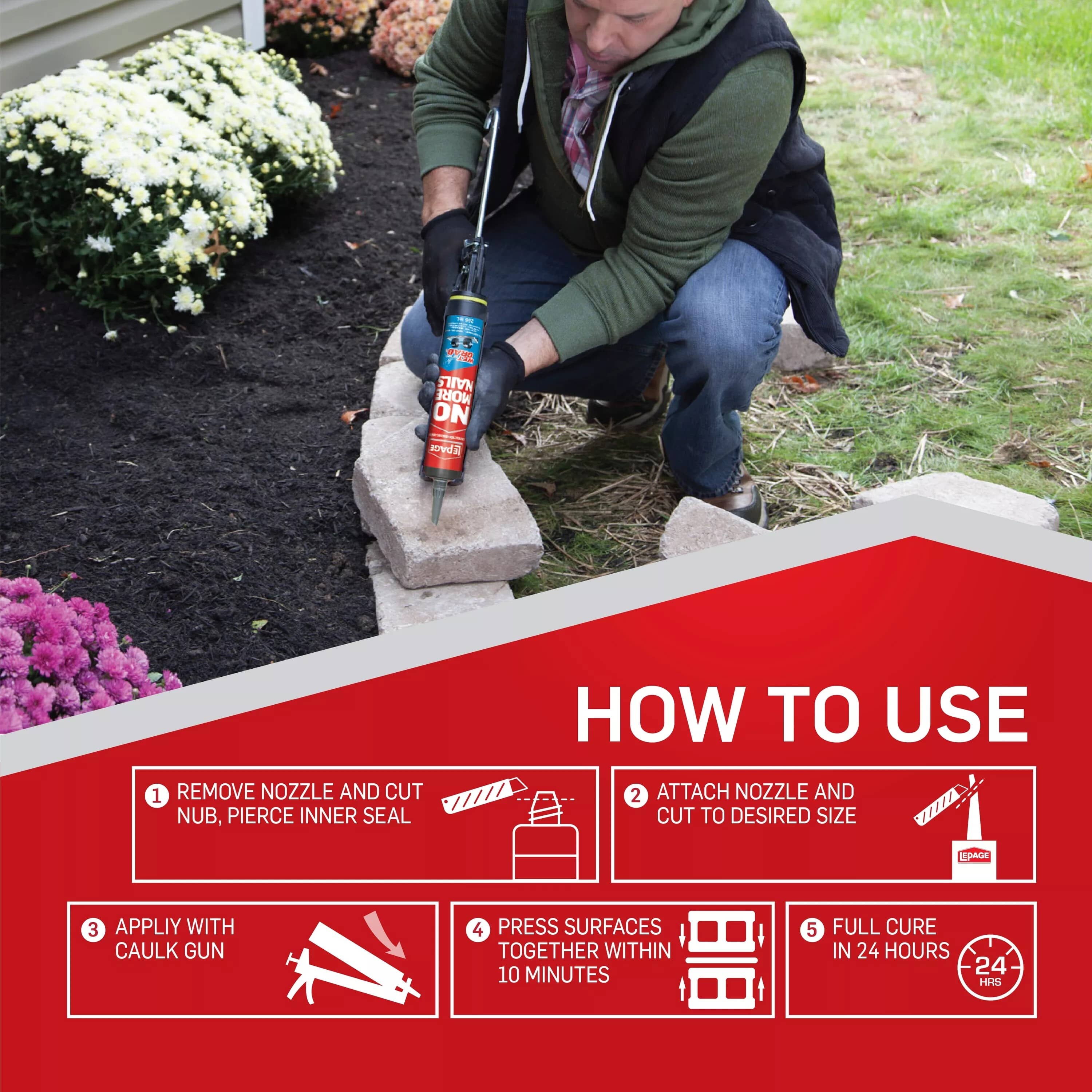 NO MORE NAILS Wet Grab Construction Adhesive | Home Hardware