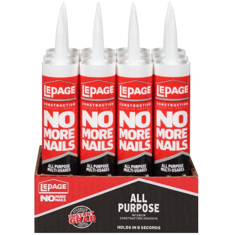 NO MORE NAILS All Purpose Construction Adhesive | Home Hardware