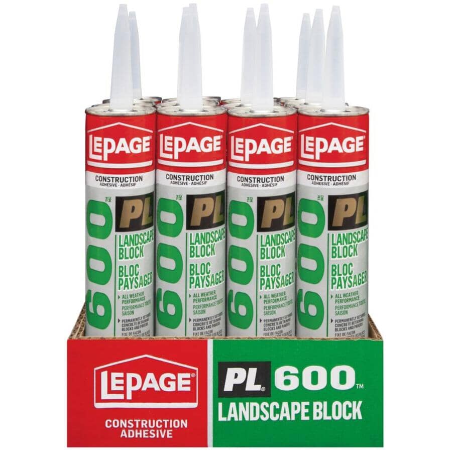 LEPAGE PL 600 Landscape Block Construction Adhesive | Home Hardware
