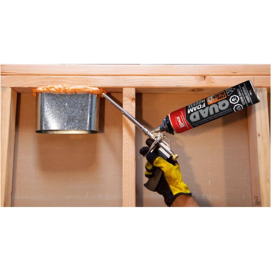 QUAD Fire Block Spray Foam - 598 g | Home Hardware