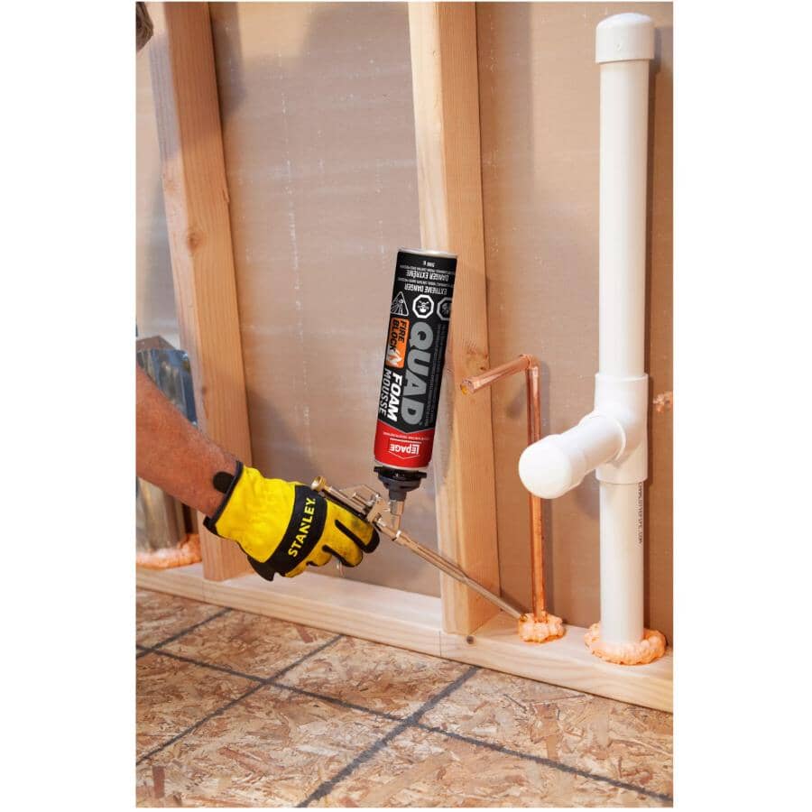 QUAD Fire Block Spray Foam - 598 g | Home Hardware