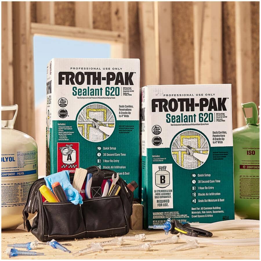 FROTH-PAK Expanding Foam Sealant Kit | Home Hardware