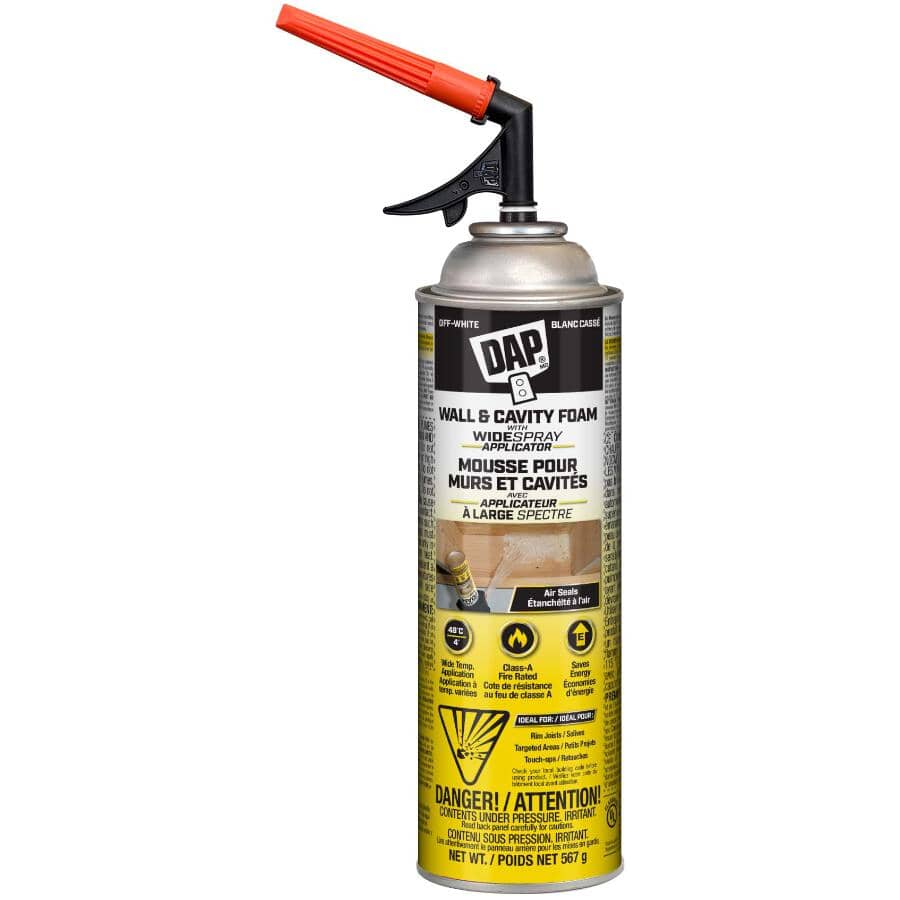 DAP Wall & Cavity GWP Foam Sealant with Wide Spray Applicator | Home ...