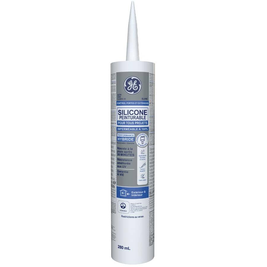 GE Paintable Window & Door Silicone Sealant | Home Hardware