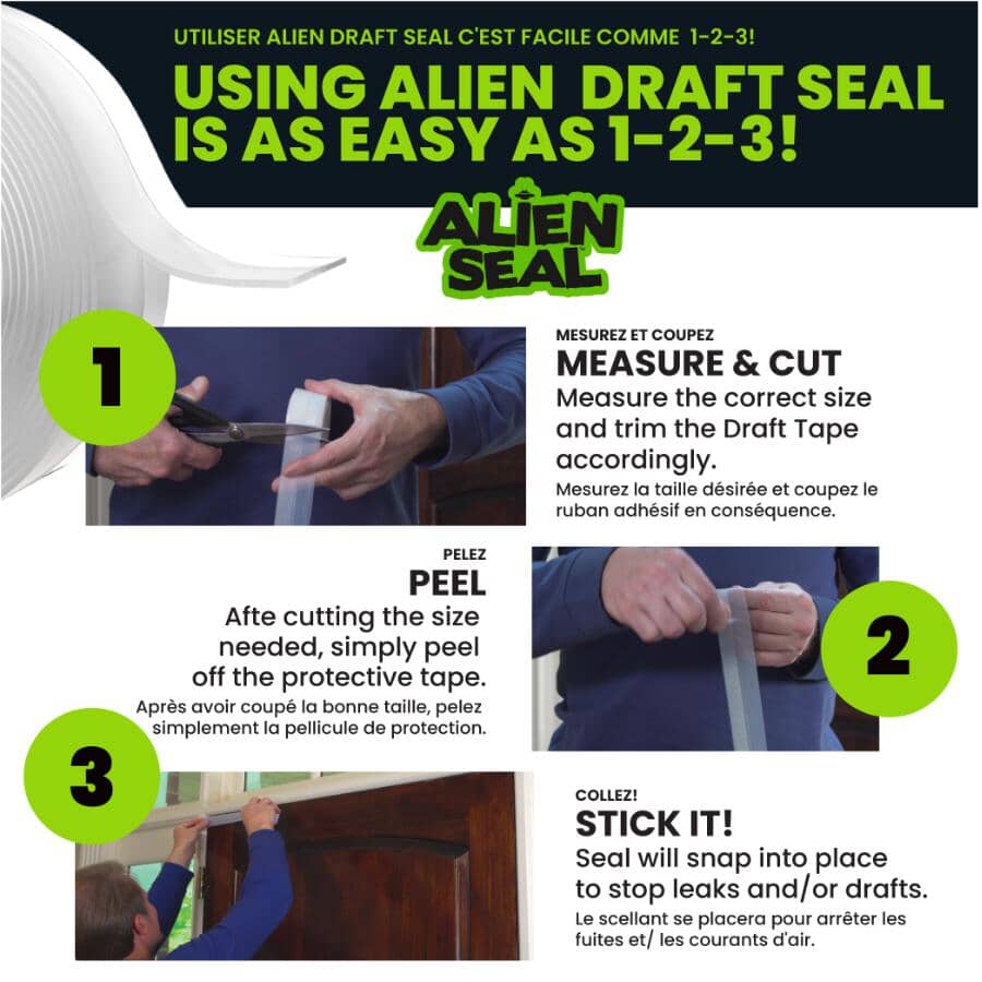 ALIEN SEAL As Seen On TV Window and Door Self Adhesive Tape | Home Hardware