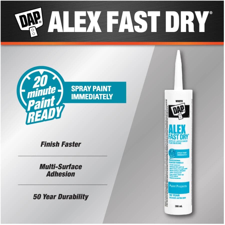 DAP Alex Fast Dry - White, 300 ml | Home Hardware