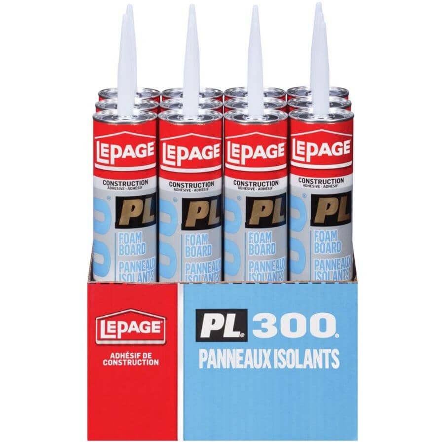 LEPAGE PL 300 Foam Board Construction Adhesive | Home Hardware